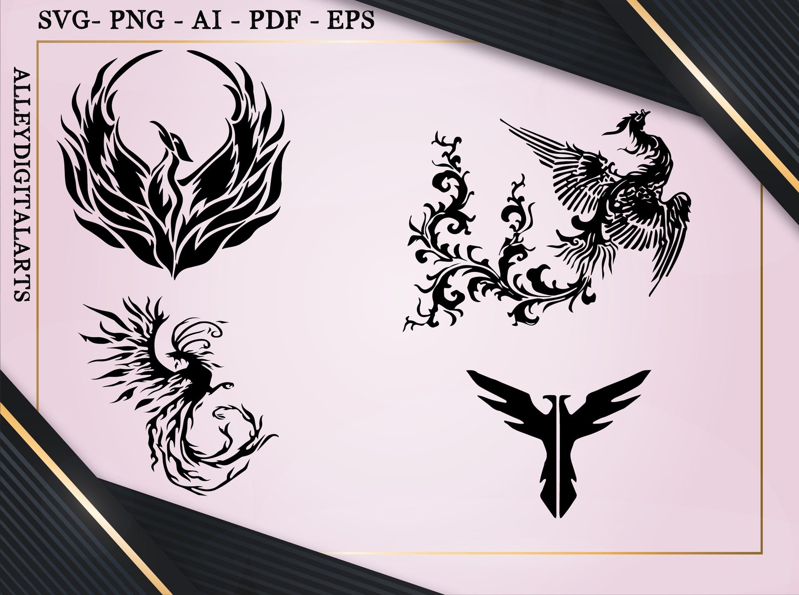 Anka Svg , Anka Png , Tattoos Svg , Designs Svg , Birds Svg - Etsy
