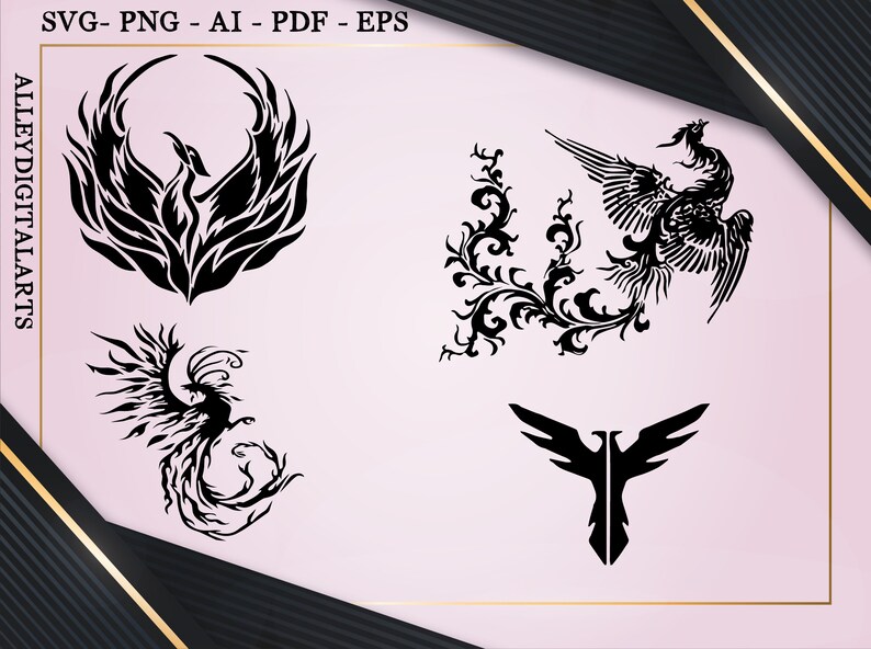 Anka Svg , Anka Png , Tattoos Svg , Designs Svg , Birds Svg - Etsy