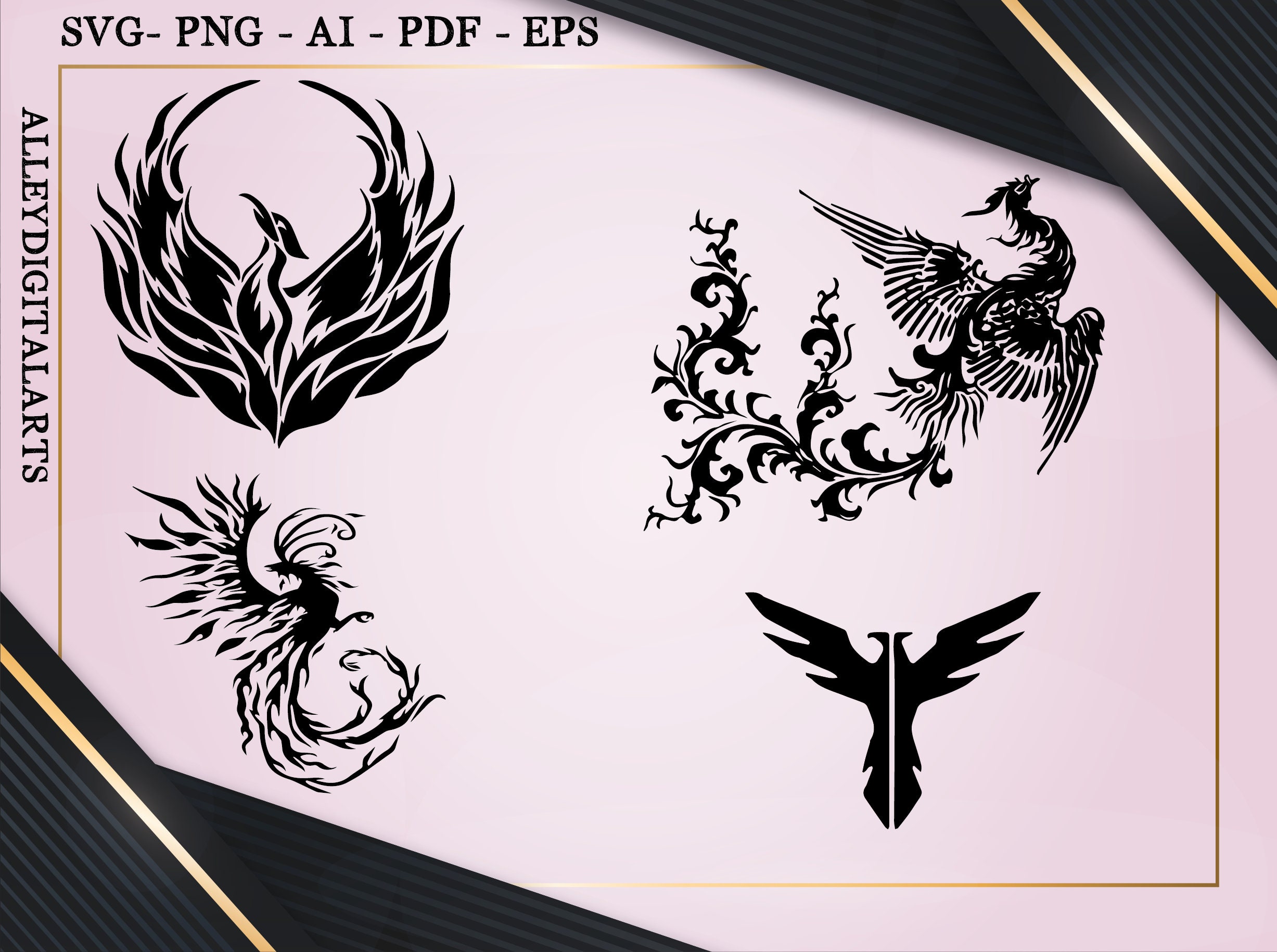 Anka Svg , Anka Png , Tattoos Svg , Designs Svg , Birds Svg - Etsy