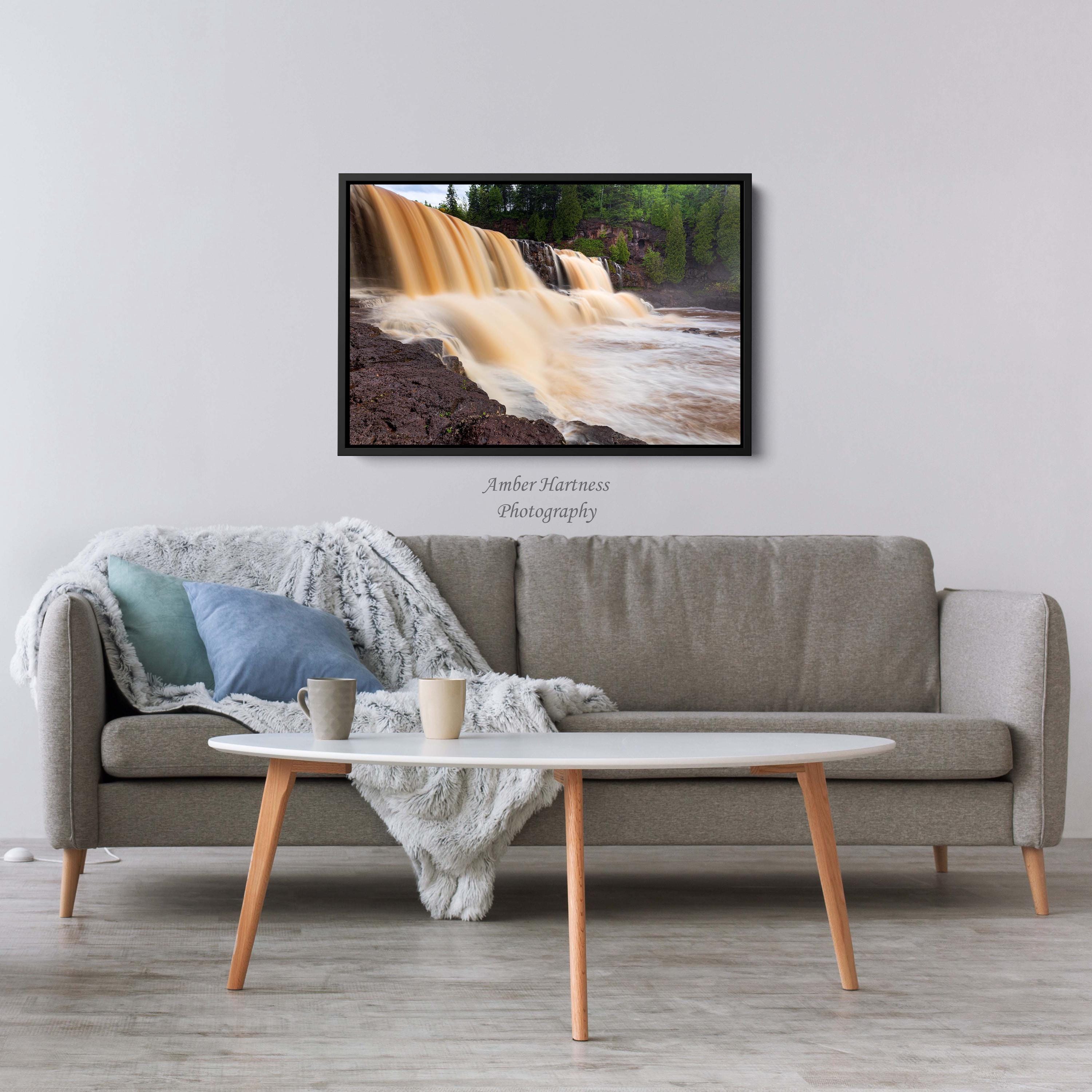 Waterfall Photo Print | Waterfall Home Decor | Nature Wall Art - Etsy