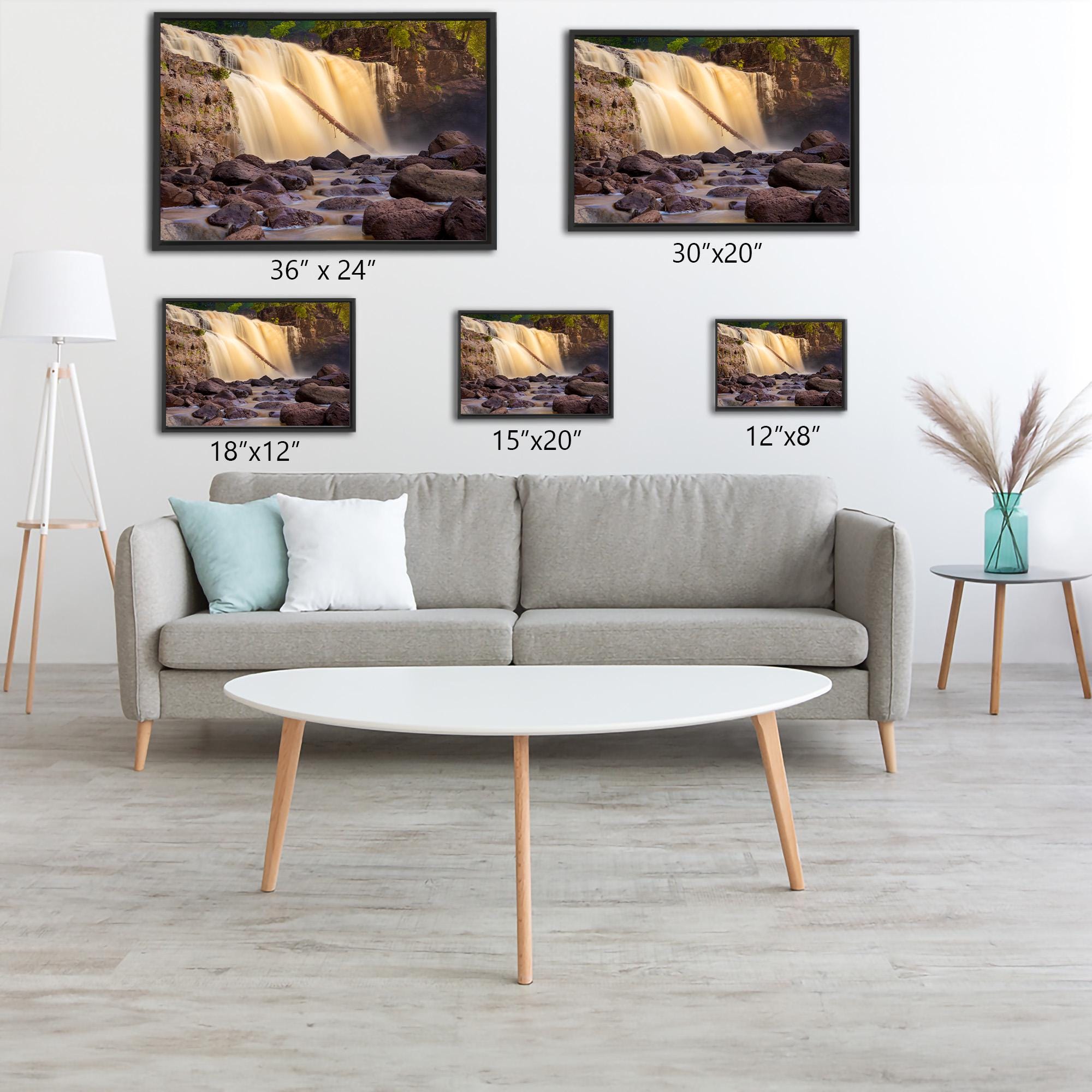 Waterfall Photo Print | Waterfall Home Decor | Nature Wall Art - Etsy