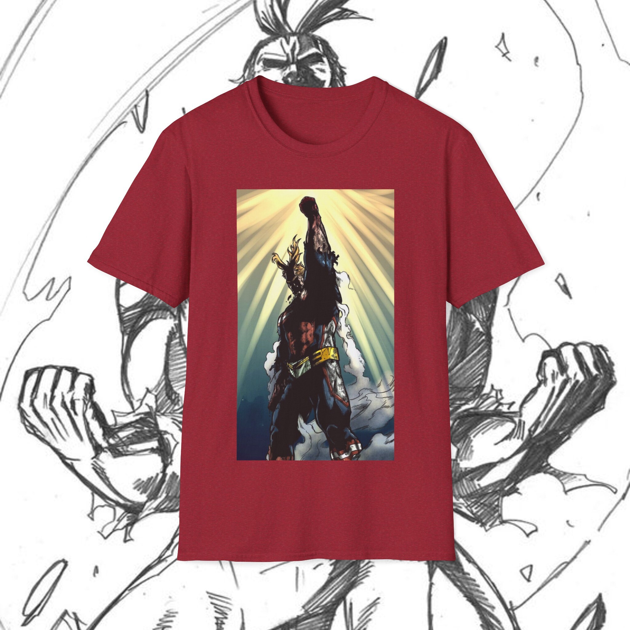 All Might Tshirt My Hero Academia Clothing boku No Hero Academia All ...
