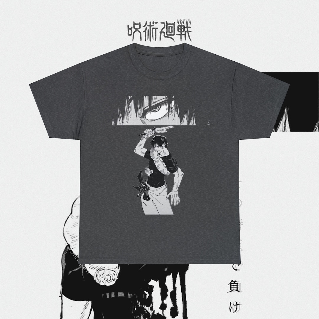 Toji Tshirt Toki From Jujutsu Kaisen Tshirt toji Fushiguro - Etsy
