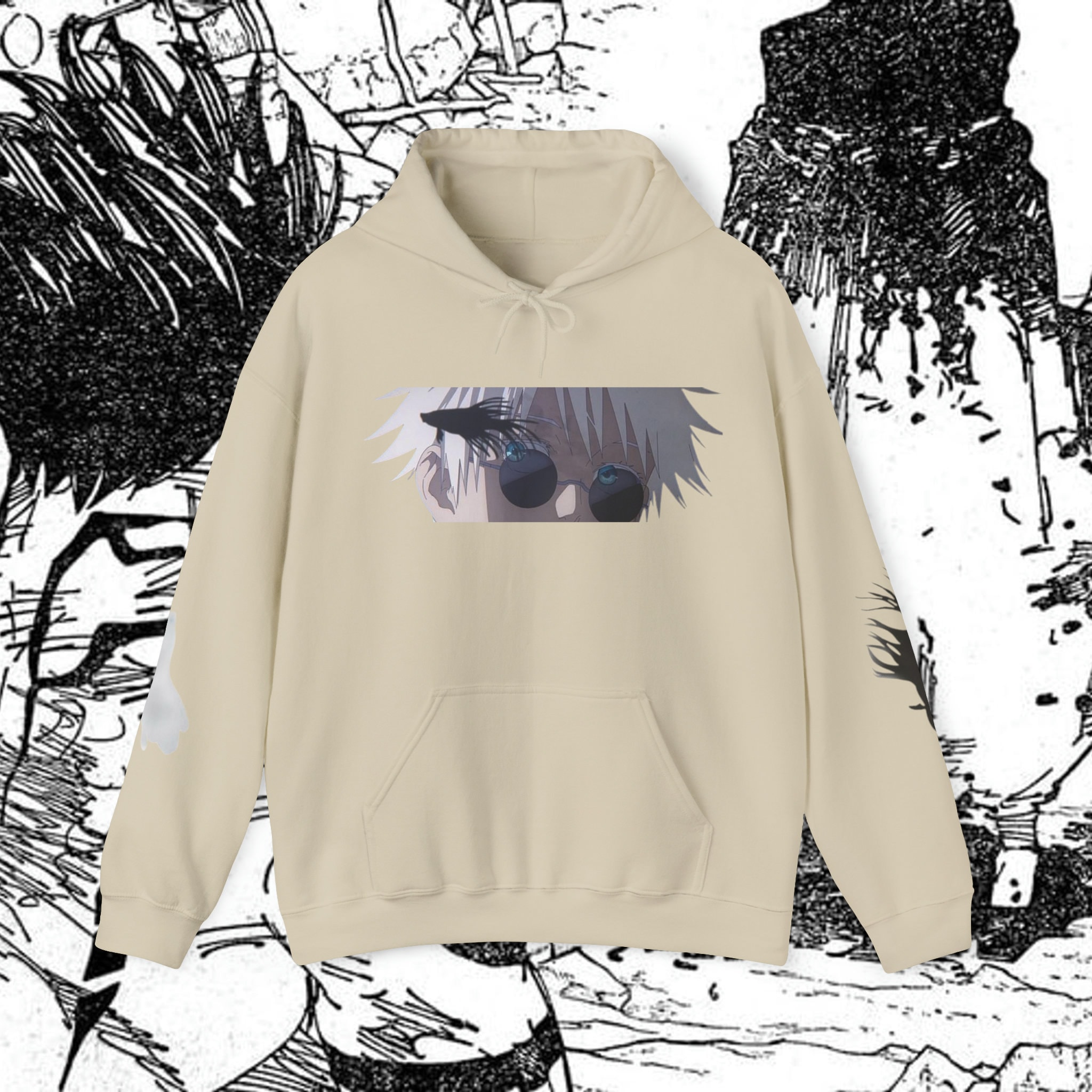 Gojo and Geto From Jujutsu Kaisen Hoodie geto and Gojo JJK - Etsy
