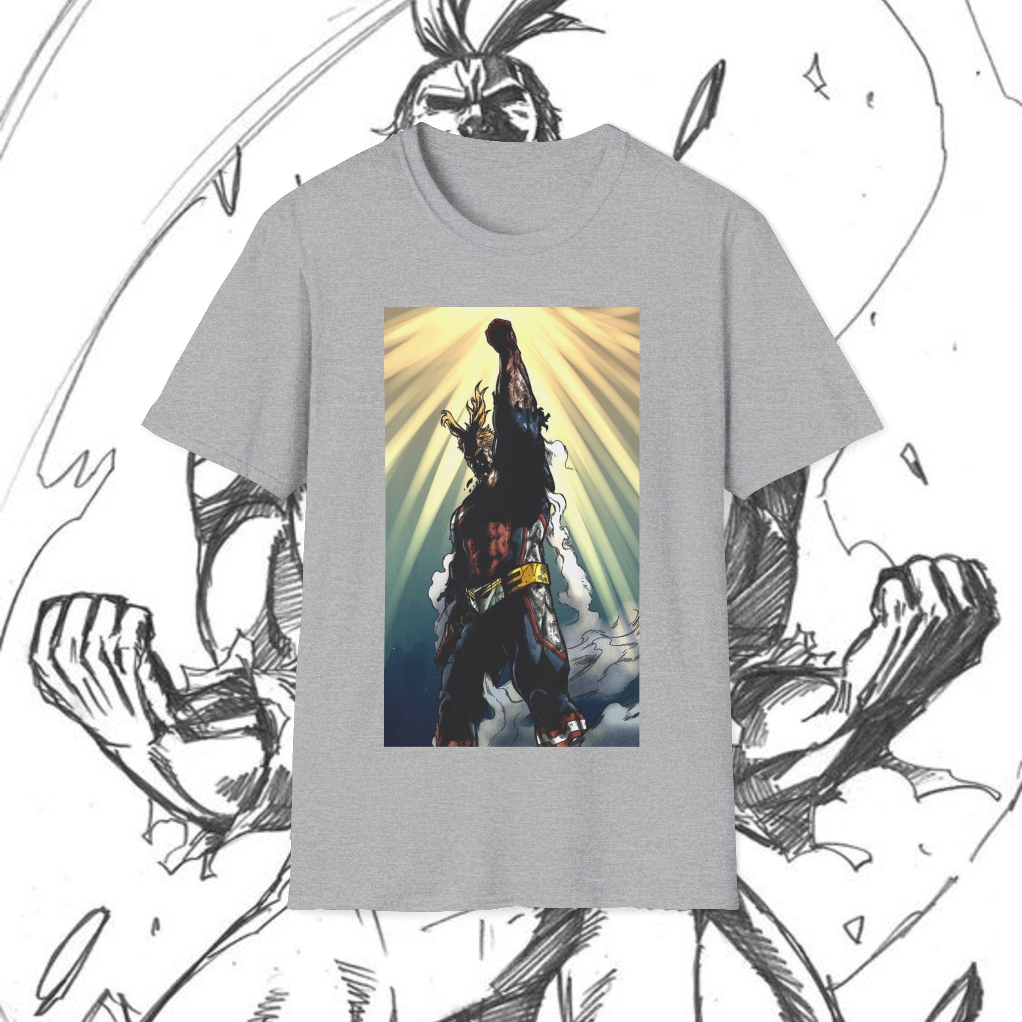 All Might Tshirt My Hero Academia Clothing boku No Hero Academia All ...