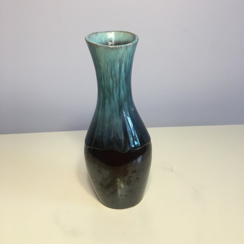 Teal Flower Vase - Etsy