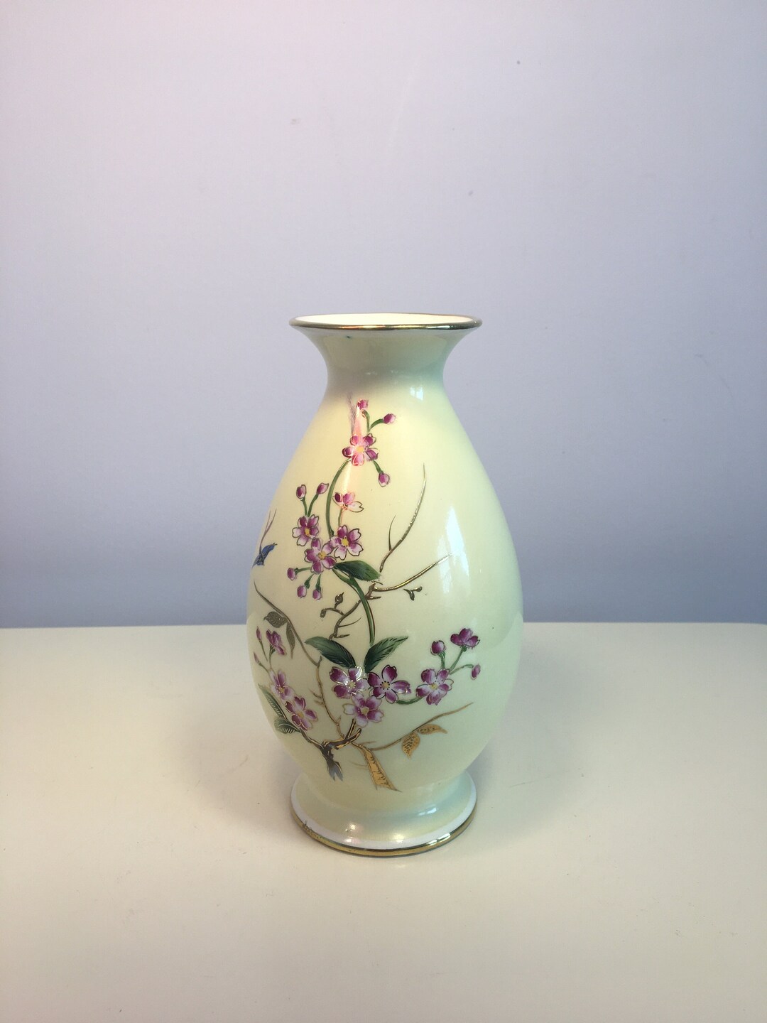 Vintage 1970s Shafford Floral Fine Bone China Hand Painted Gold Rims ...