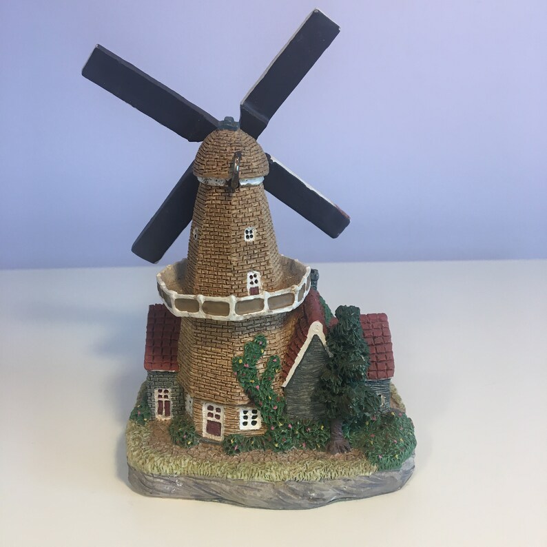 Vintage 1989 Holland Souvenir Plaster Windmill, 5 - Etsy