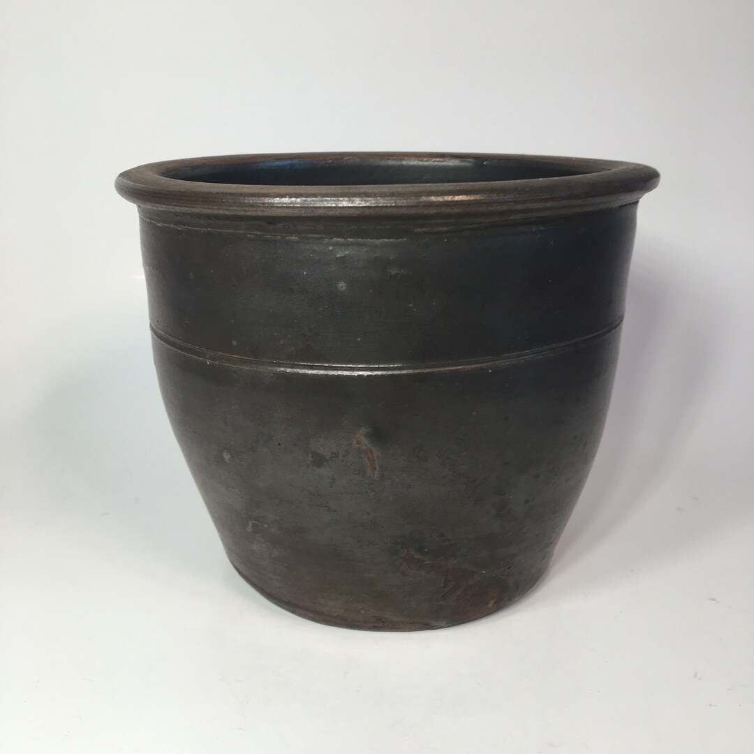 Vintage Rustic Clay Pot Hand Made Earthenware, 6" Diameter, 5" Height ...