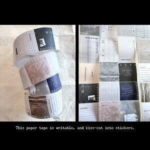 Paper by Pion Kiss-cut Paper Tape Sticker Roll SAMPLES - Etsy