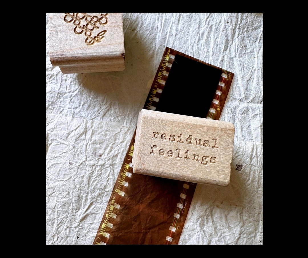 Residual Feelings - Original Rubber Stamp - Etsy