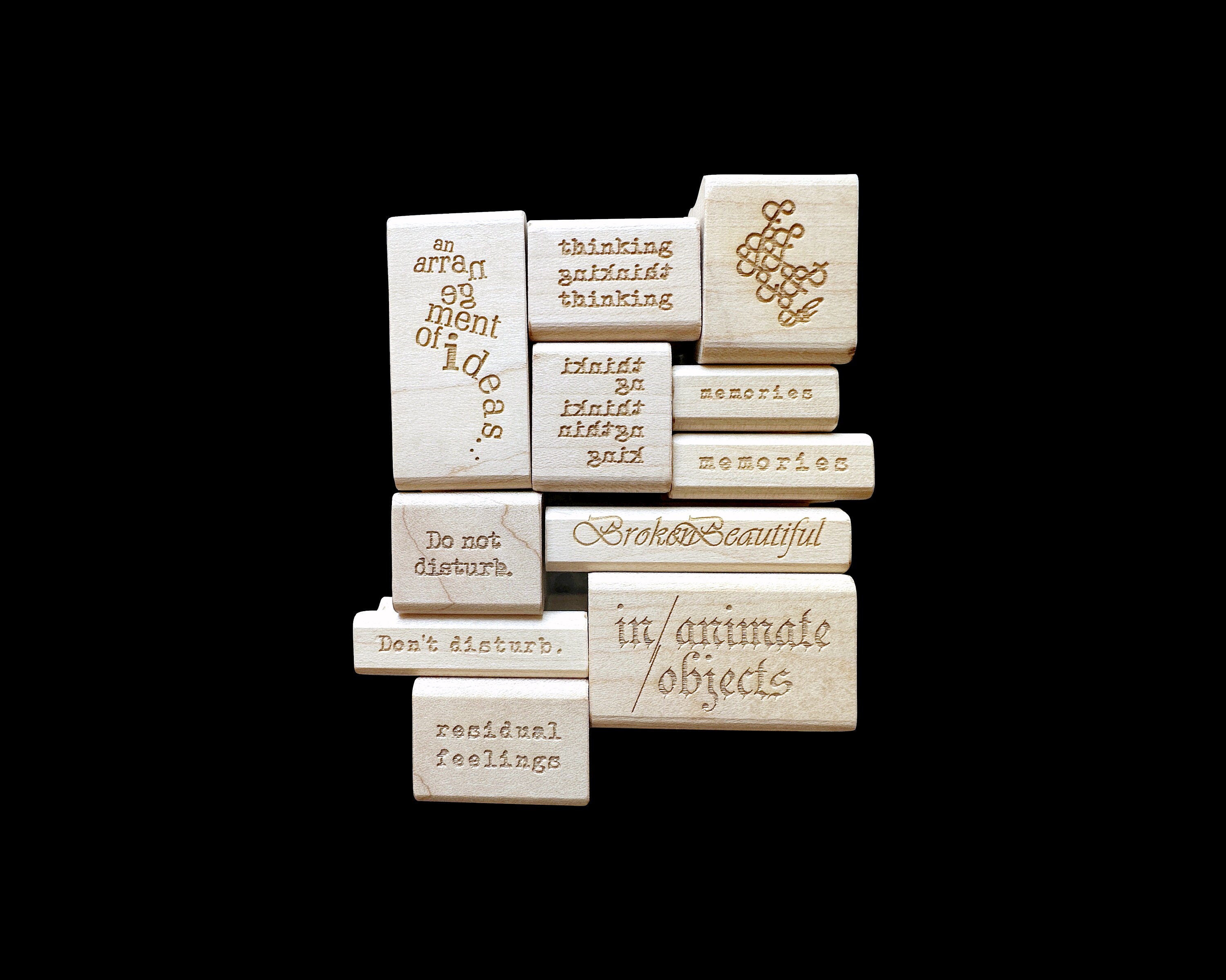 Do Not Disturb Original Rubber Stamps Phrases for Journaling - Etsy