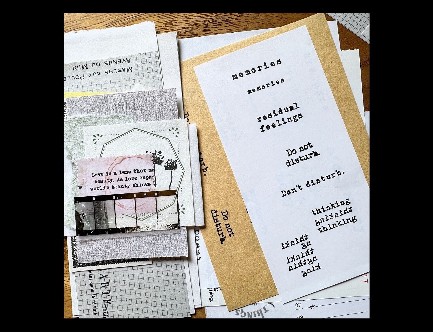 Do Not Disturb Original Rubber Stamps Phrases for Journaling - Etsy