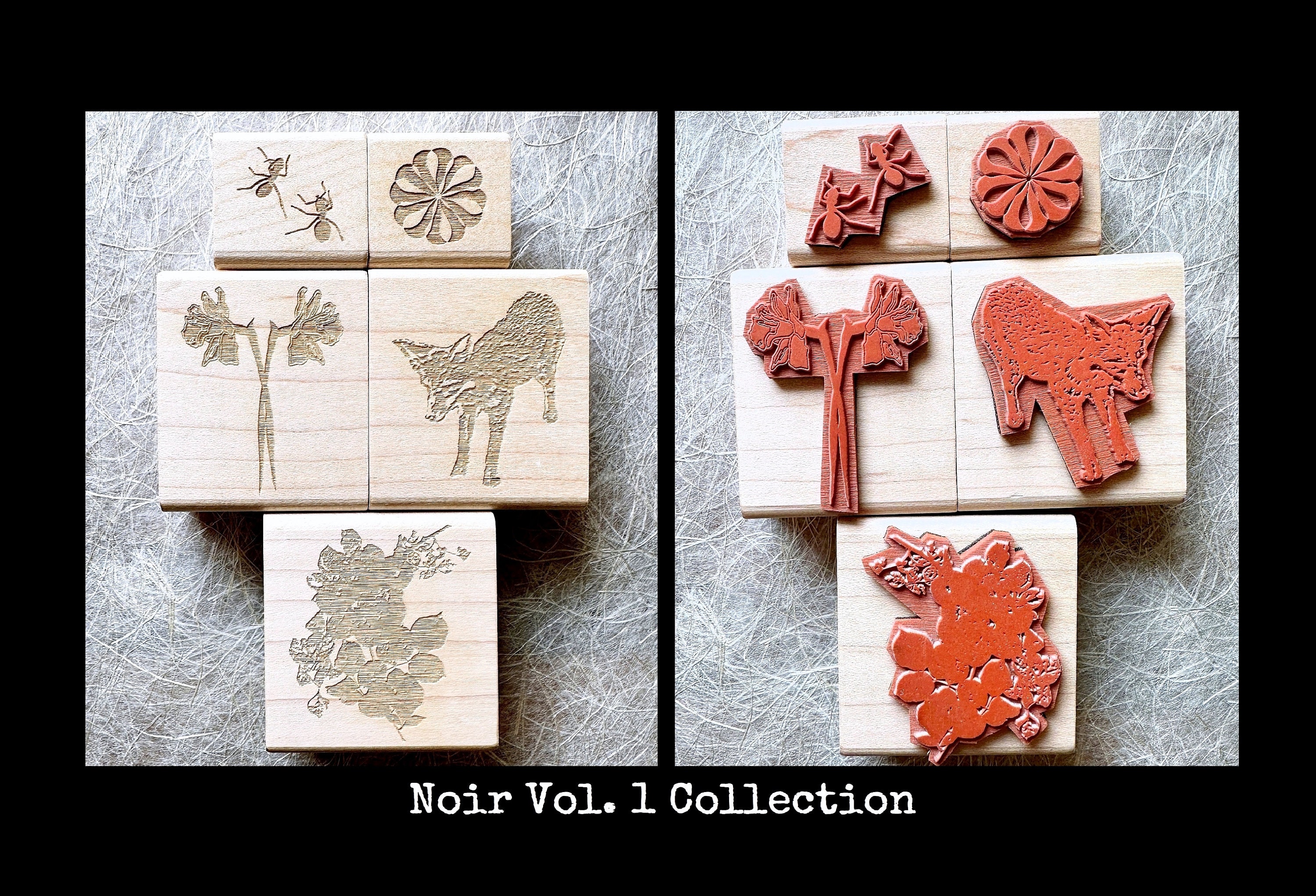 Fox Standing Original Rubber Stamp - Etsy