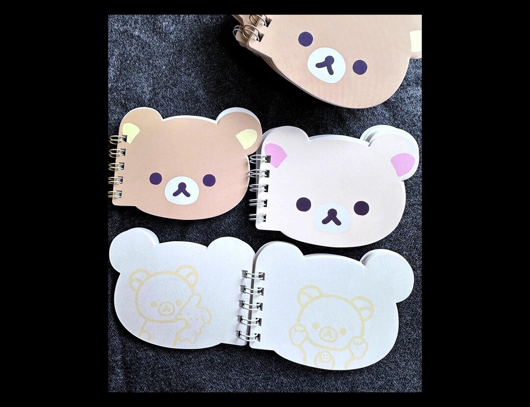 Rilakkuma / Korilakkuma Die-cut Mini Notebook - San-x Characters ...
