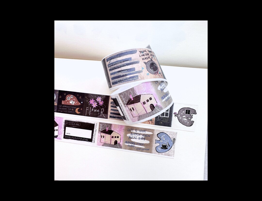 Nonchalant by Kurukynki Designer Collage Washi Tape From Malaysia ...