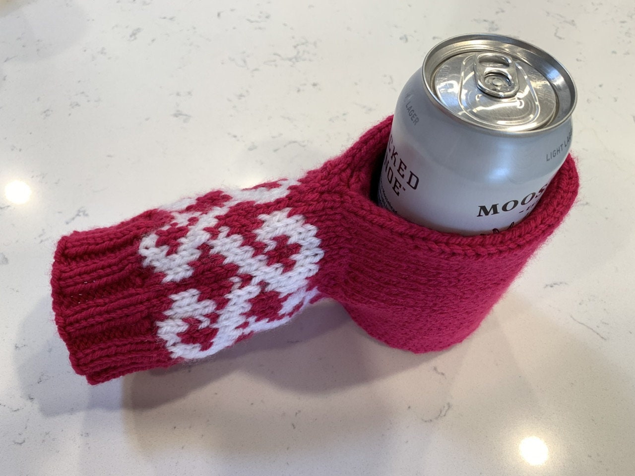 PATTERN to Knit a Beverage Mitt, Aka Icelandic BEER KOOZIE! This Might ...