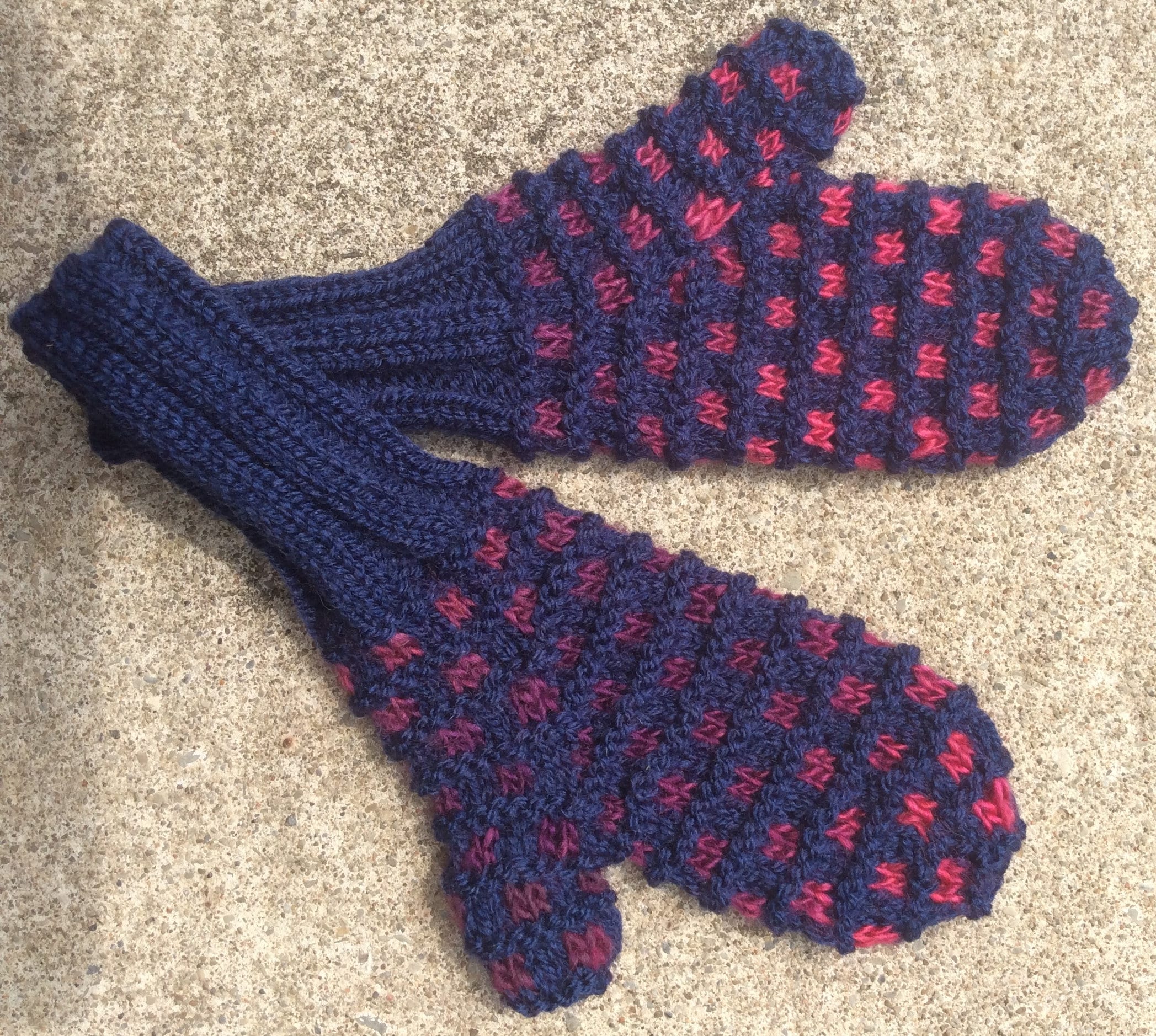TIILITALO MITTENS Knit Pattern. Worked in the Round With Yarn Weight 4 ...
