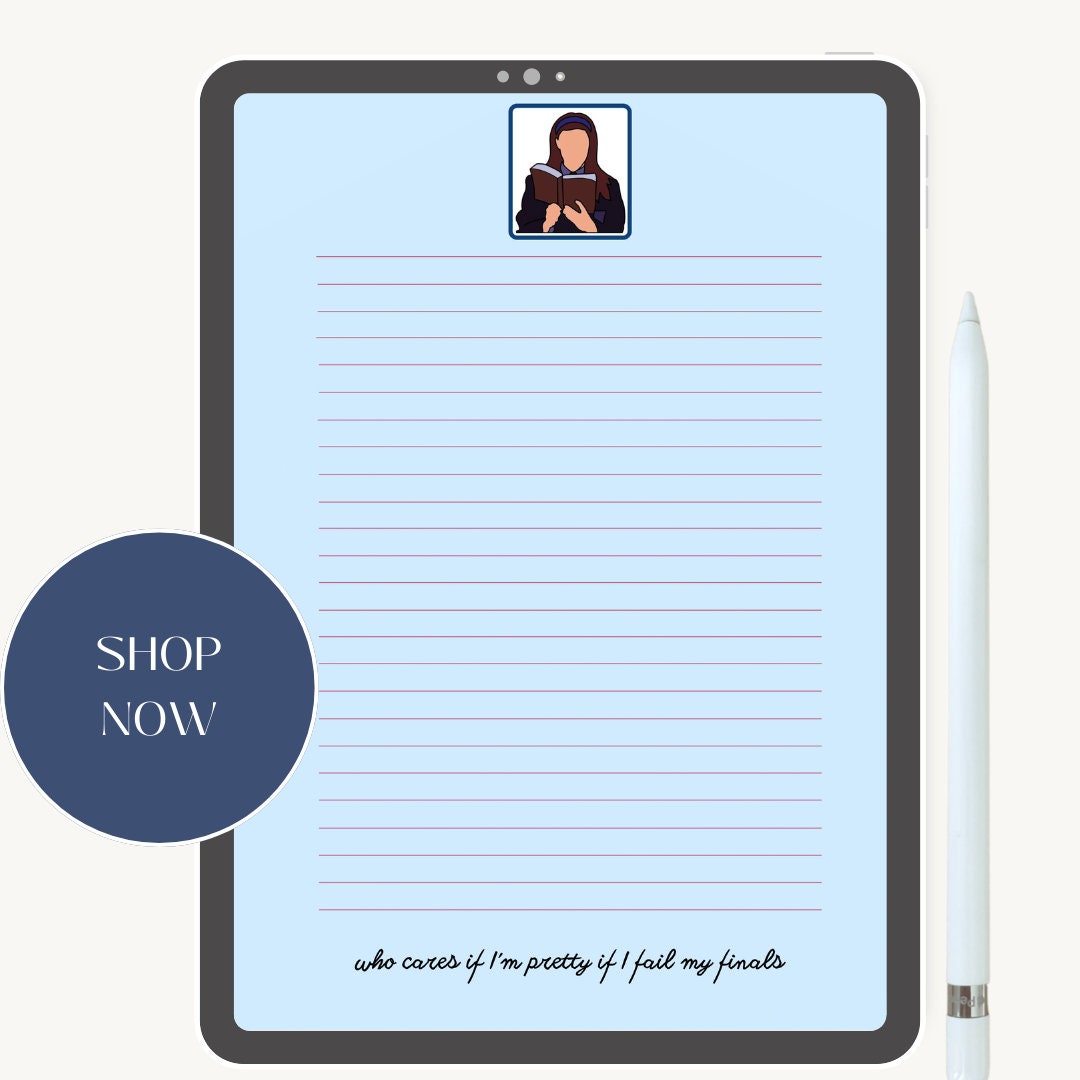 Gilmore Girls, Rory Gilmore Daily Planner and Note Pages / White and ...