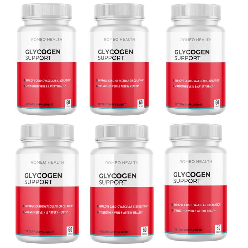 6 Bottles Glycogen Support - Etsy