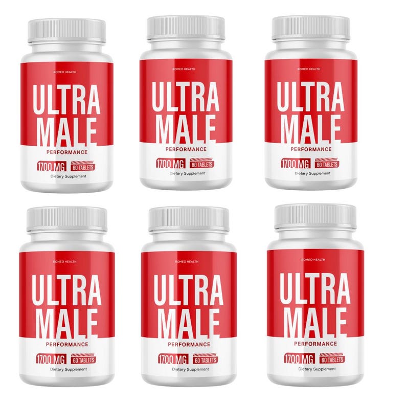 6 Pack Ultra Male 60 Capsules - Etsy