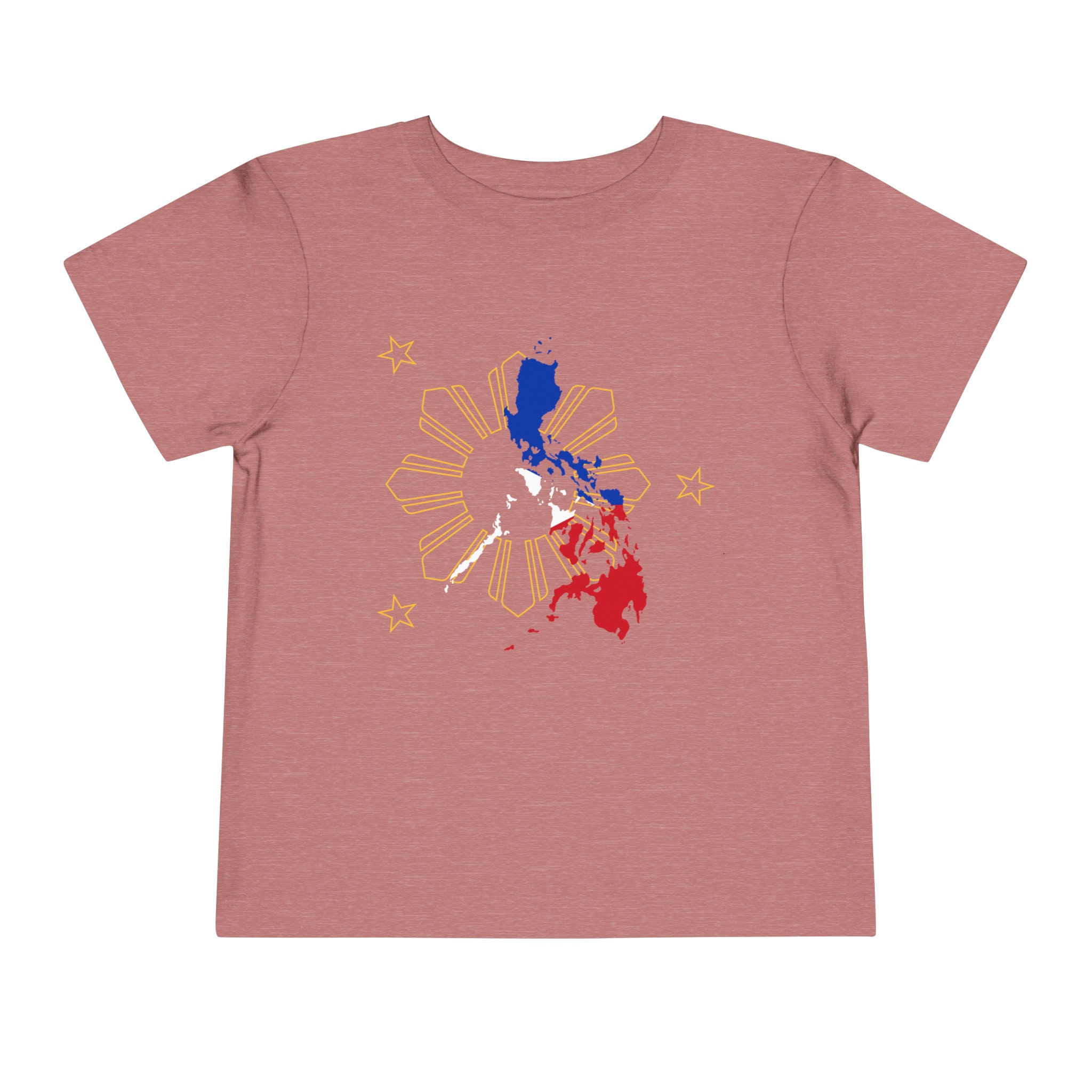 Philippines Flag Map Filipino Sun and Stars Toddler T-shirt Short ...