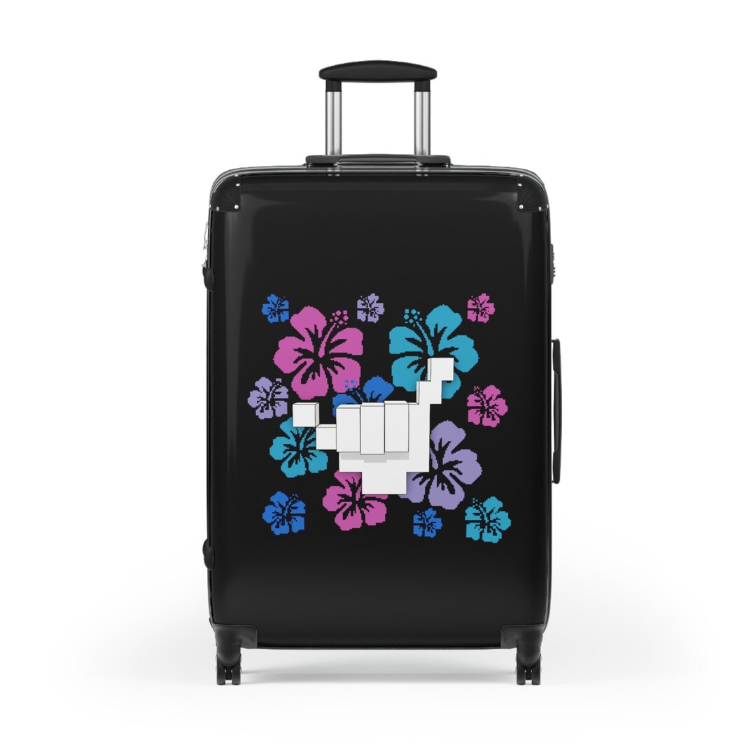 ASL Pixel Hang Loose Suitcase Sign Language - Etsy