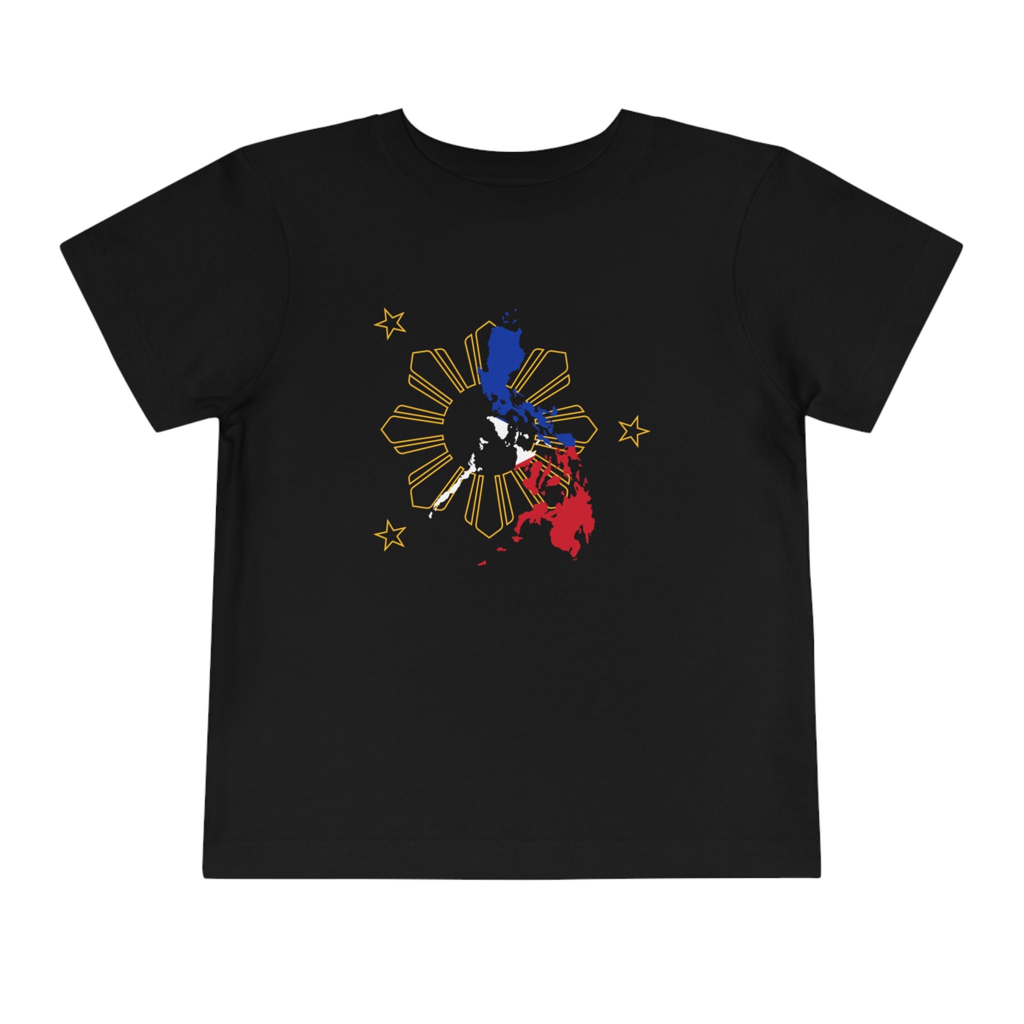 Philippines Flag Map Filipino Sun and Stars Toddler T-shirt - Etsy