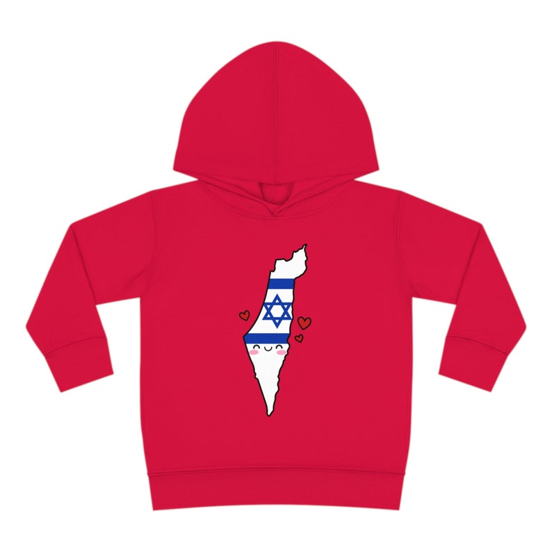 Israel Flag Map Smile With Love Toddler Pullover Fleece Hoodie - Etsy