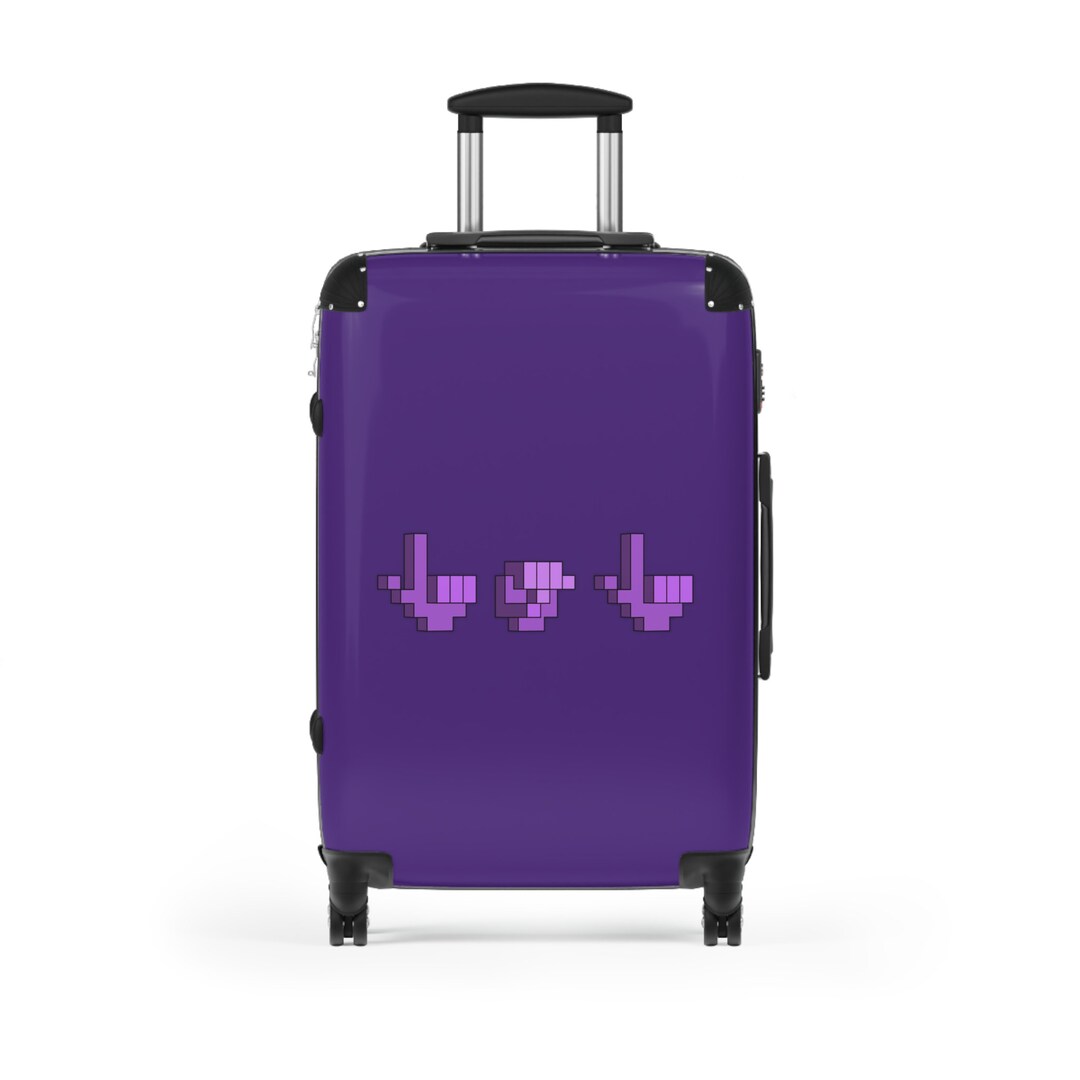 ASL Sign Language Pixel LOL Suitcase Travel Companion Luggage - Etsy