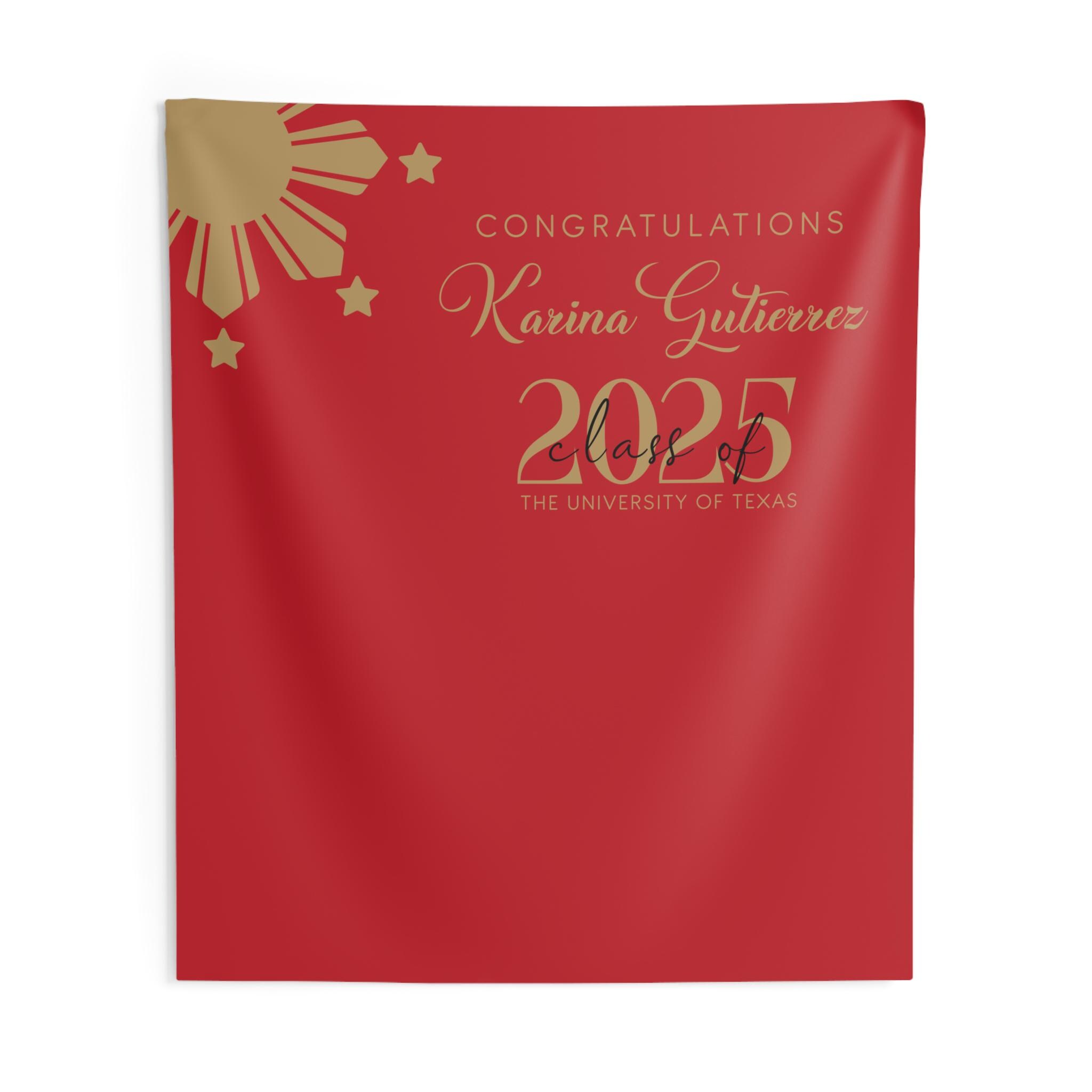 Personalized Philippines Filipino Sun Graduation Backdrop Party Banner ...