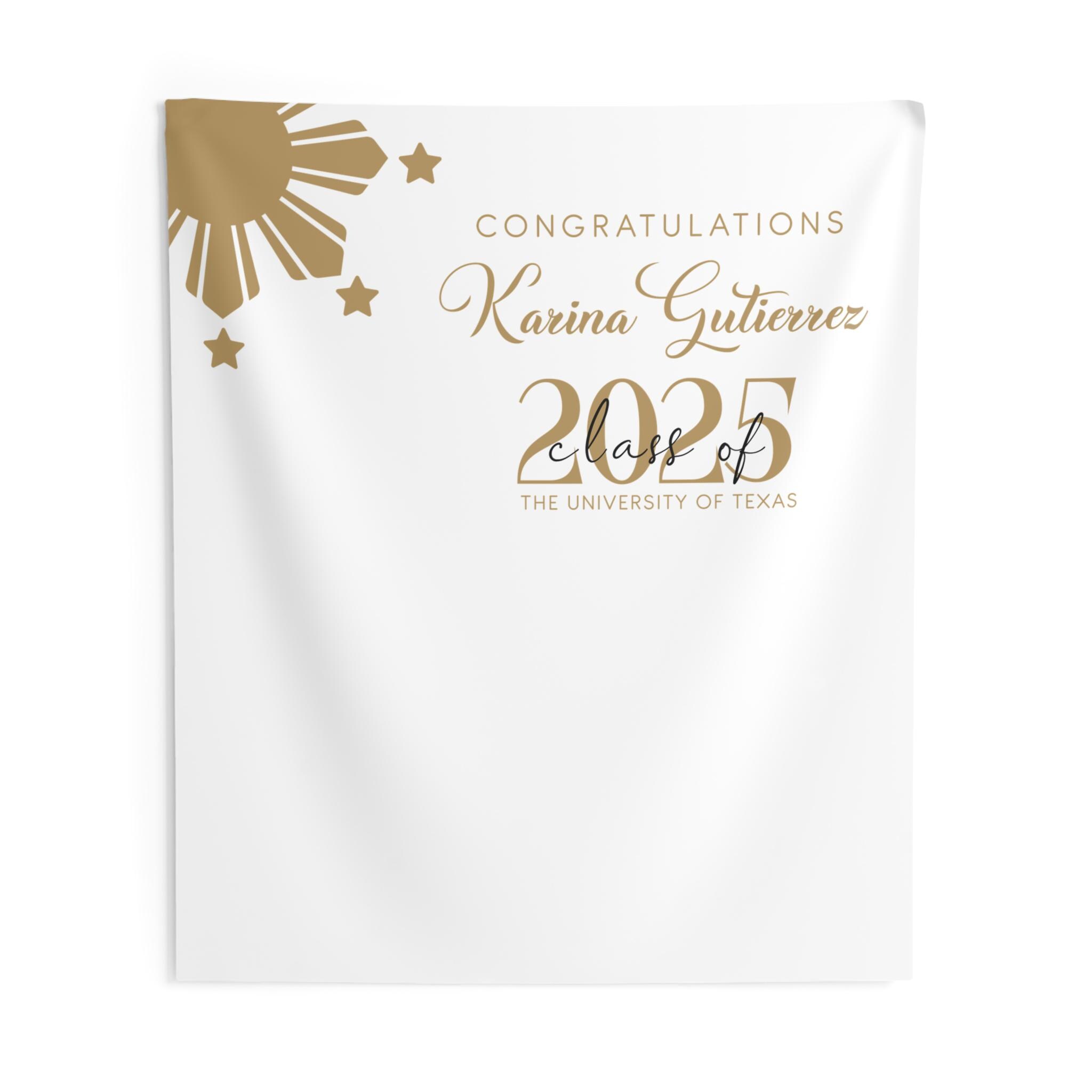 Personalized Philippines Filipino Sun Graduation Backdrop Party Banner ...