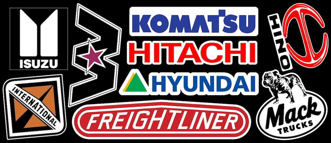 Heavy Equipment Sticker Pack 2 - Etsy