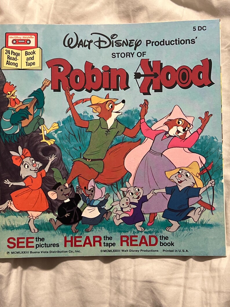 Walt Disney Storyteller the Wizard of Oz and Robin Hood With Cassette ...