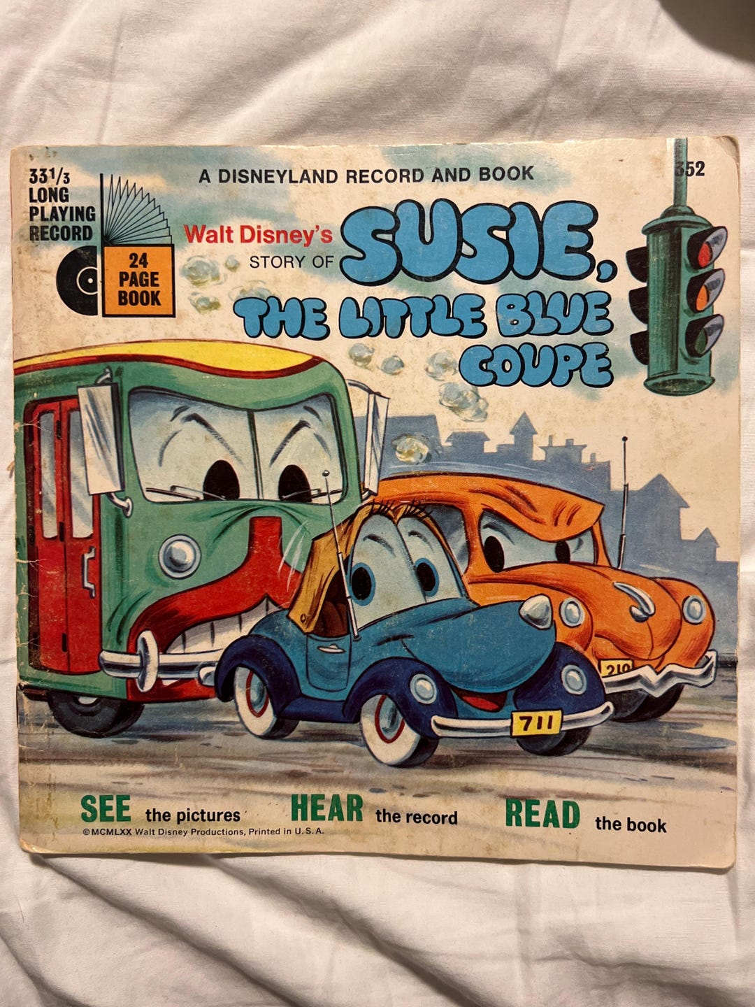 Walt Disney Susie, the Little Blue Coupe Book NO Cassette Tape - Etsy