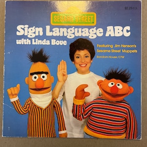 Sign Language ABC With Linda Bove - Etsy