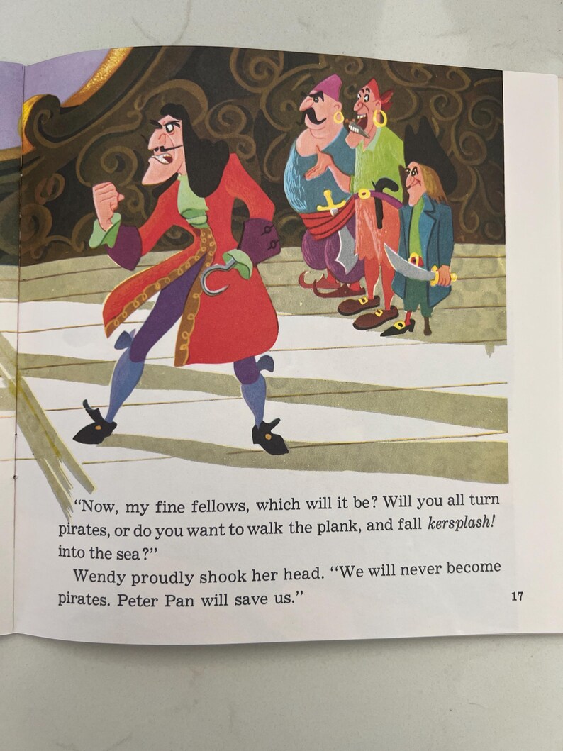 Walt Disney Storyteller Peter Pan Book (NO Cassette Tape) - Etsy