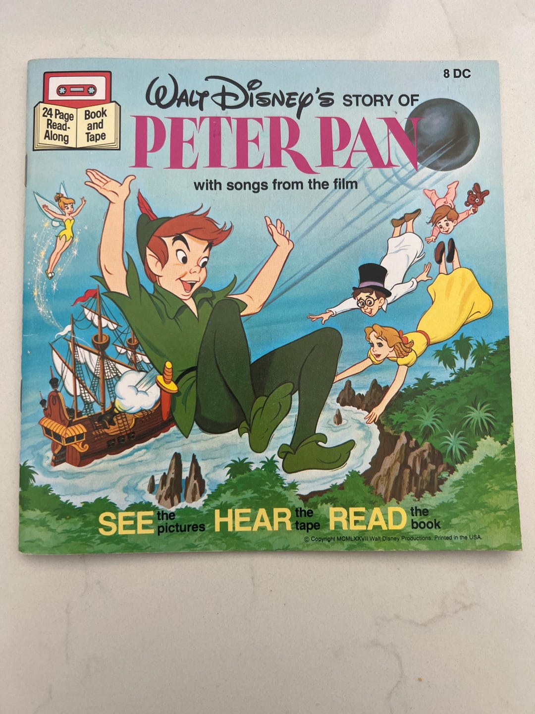 Walt Disney Storyteller Peter Pan Book (NO Cassette Tape) - Etsy