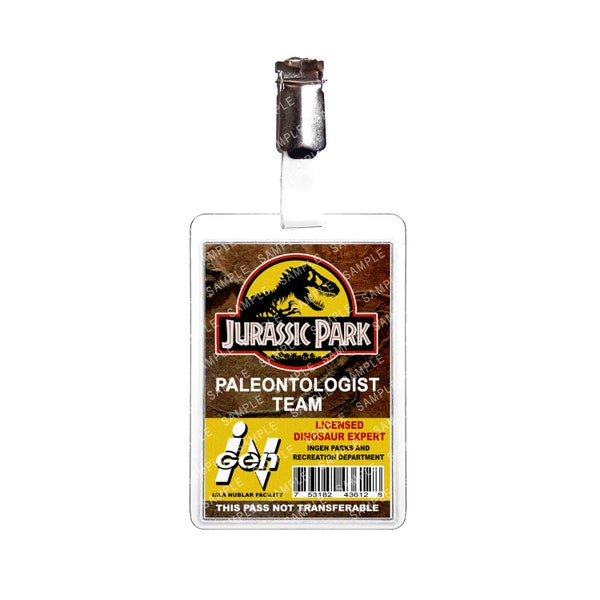 Paleontologist Badge Costume - Etsy