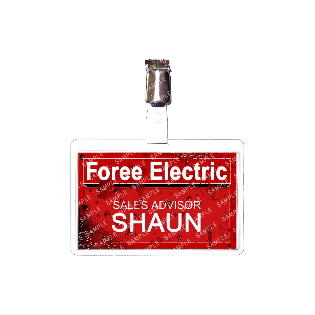 Shaun of the Dead - Shaun Sales Advisor Foree Electric BLOOD Prop ...