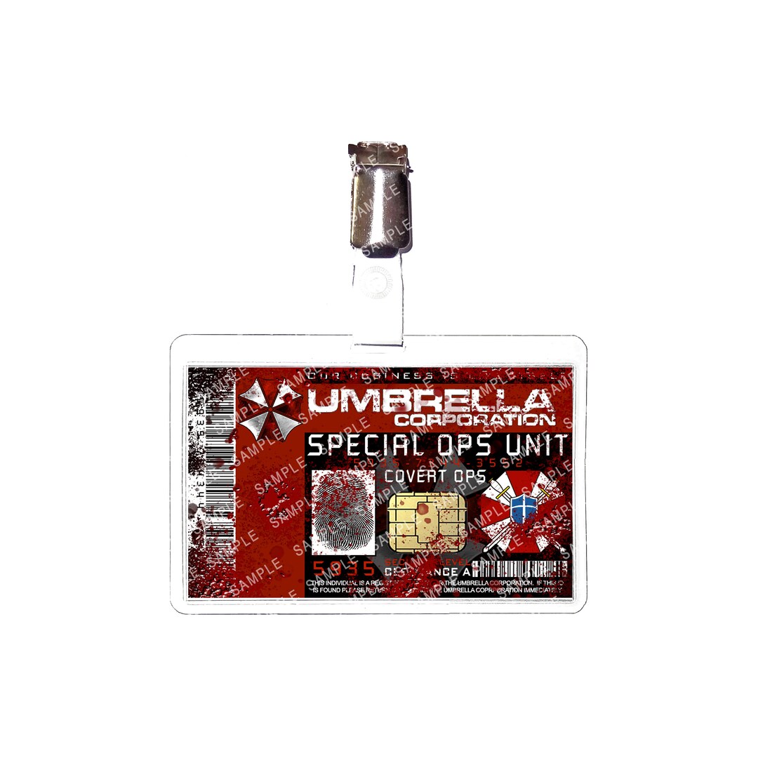 Resident Evil Umbrella Corporation - Special Ops Unit Covert Ops BLOOD ...