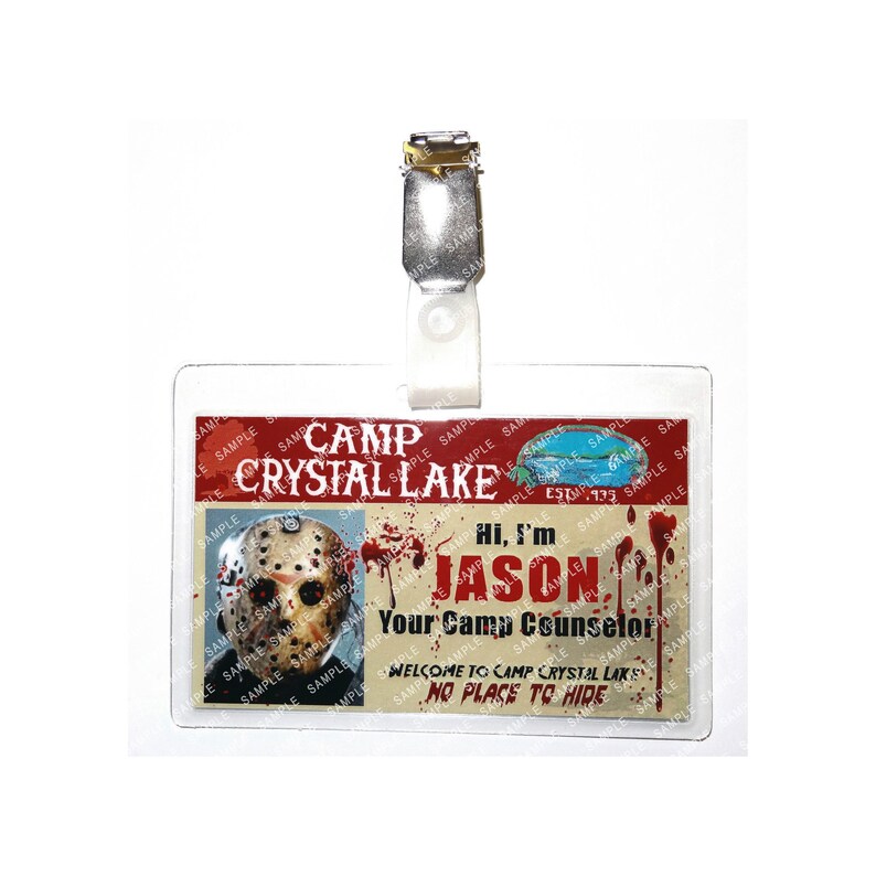 Friday the 13th Jason Voorhees Camp Counselor Crystal Lake - Etsy