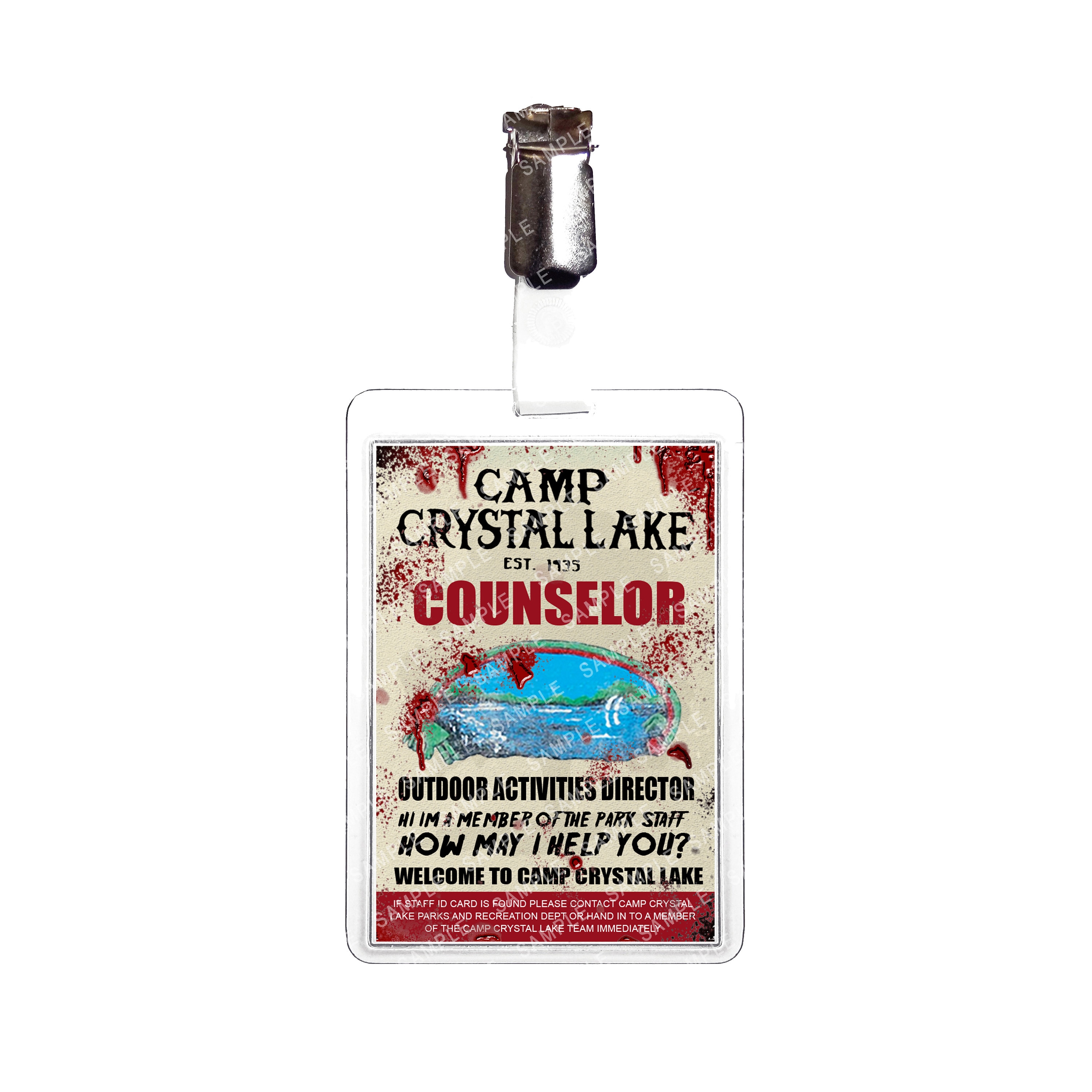 Friday the 13th Counselor Camp Crystal Lake Outdoor Activities Director ...