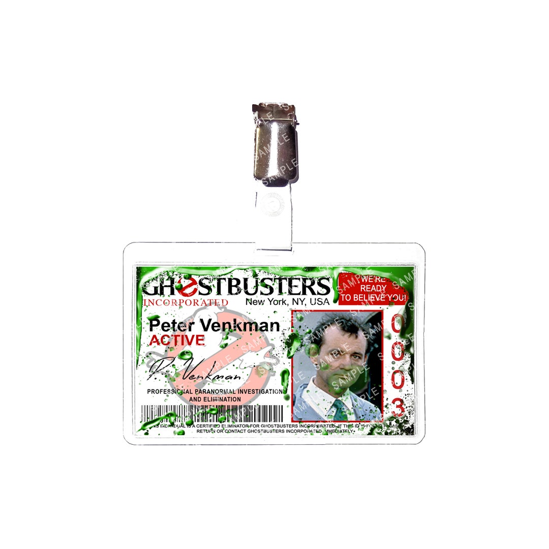 Ghostbusters - Peter Venkman 0003 Paranormal Investigation ECTOPLASM ...