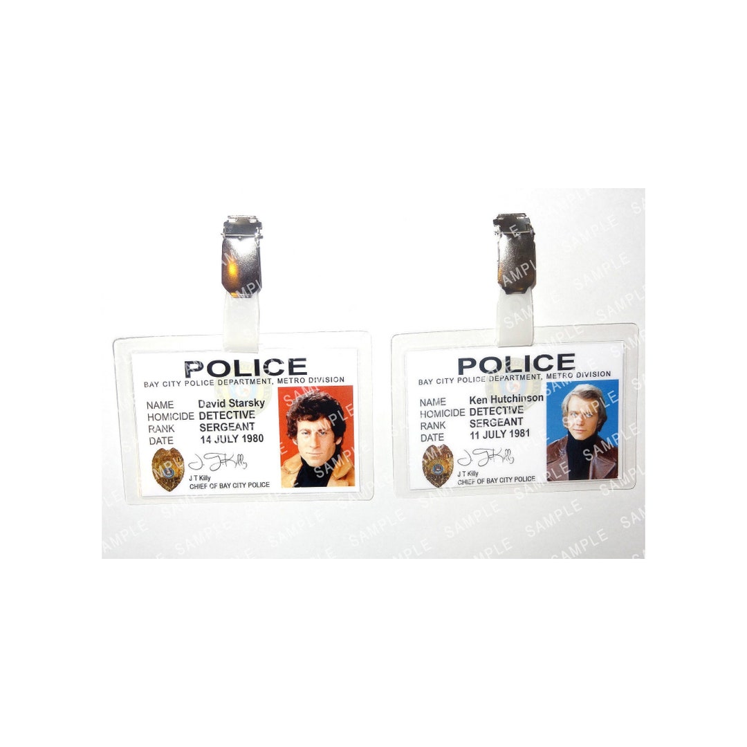 Starsky and Hutch - Starsky & Hutch (pair) Bay City Police Prop Replica ...