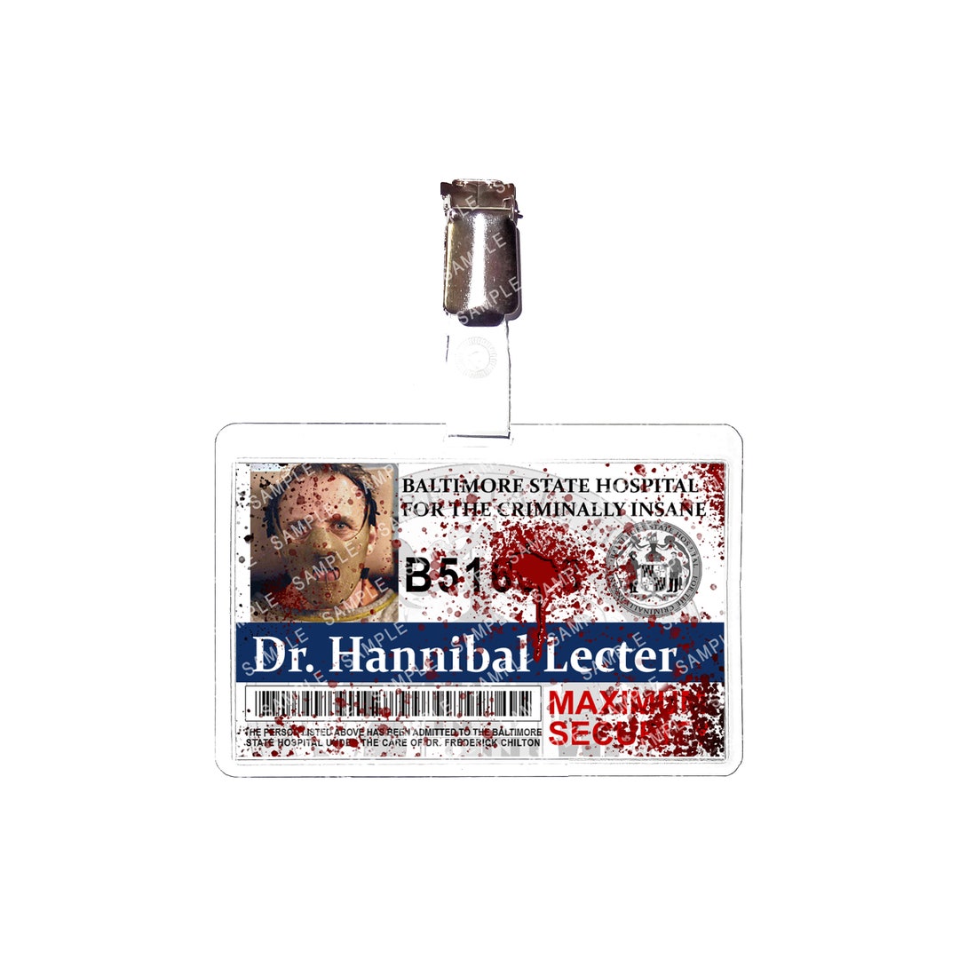 The Silence of the Lambs - Dr Hannibal Lecter Criminally Insane BLOOD ...