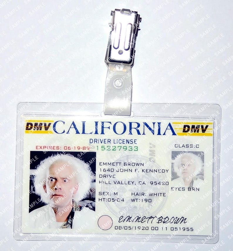 Digital Download Printable Back to the Future - Emmet Brown Driving ...