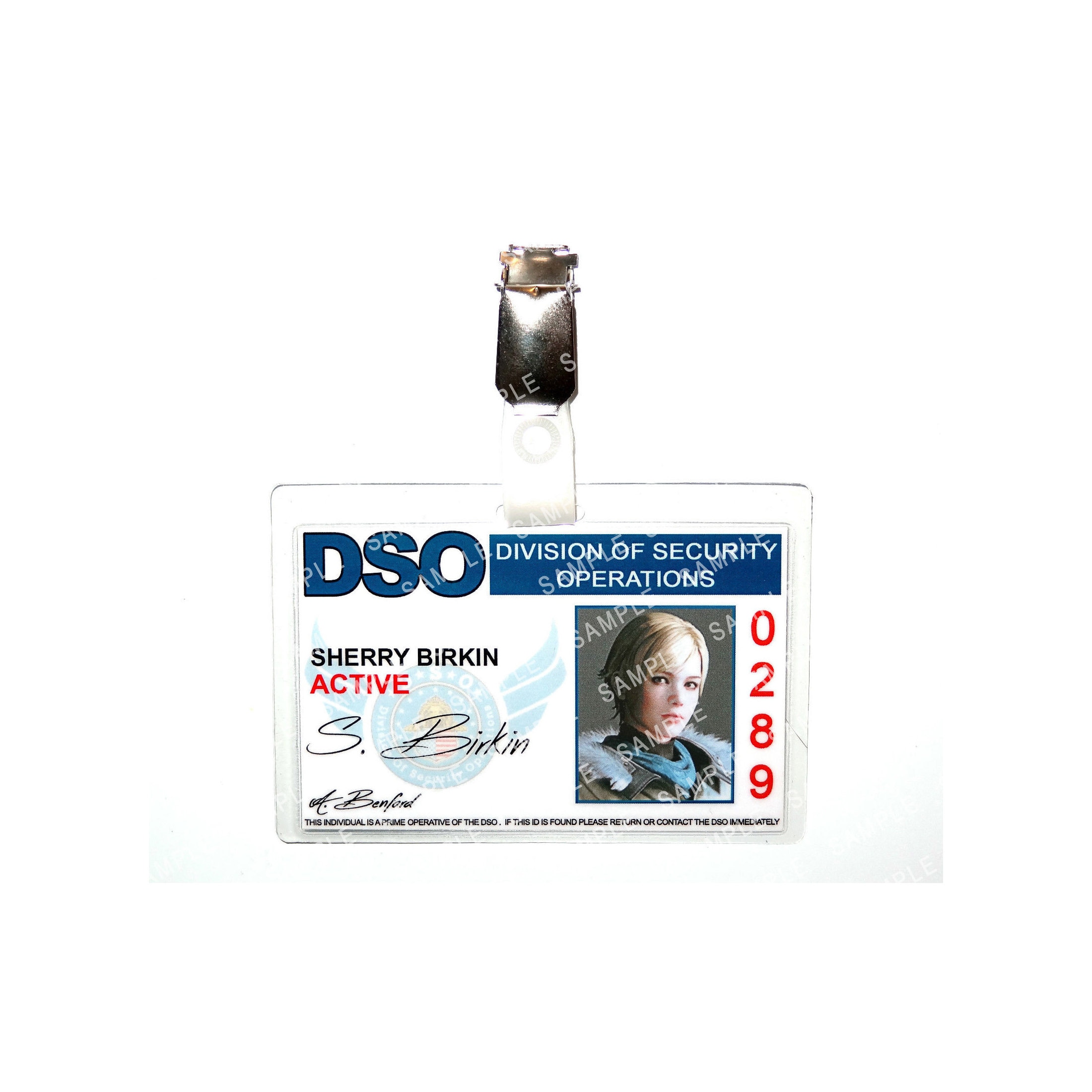 Resident Evil DSO Sherry Birkin Division of Security - Etsy