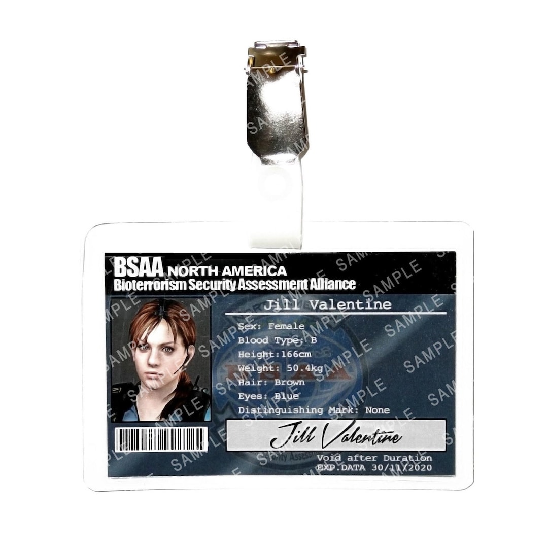Resident Evil - BSAA North America Jill Valentine Security Prop Replica ...