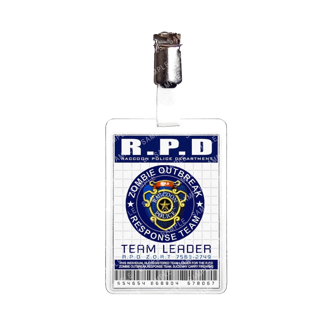 Resident Evil R.P.D. - Zombie Outbreak Response Team - Team Leader Prop ...